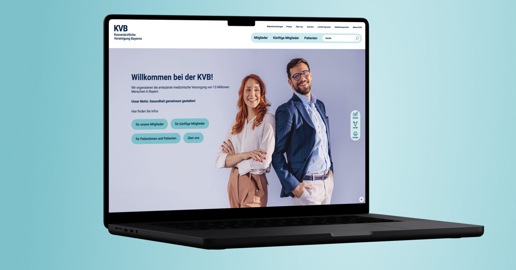 KVB Informationsportal – Launch Website | Referenzen